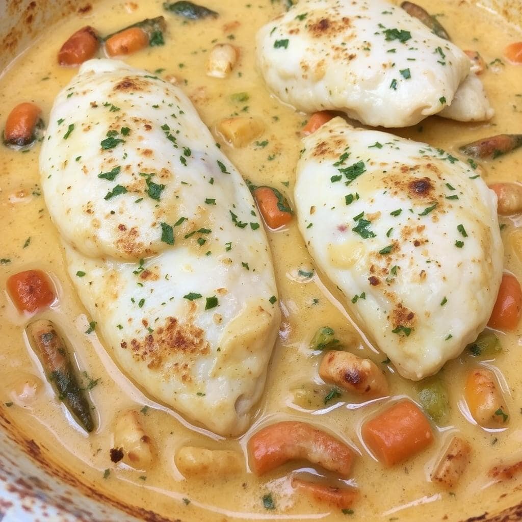 Kyllingfilet i Form – Saftig Ovnsbakt Kylling med Deilige Smaker ...