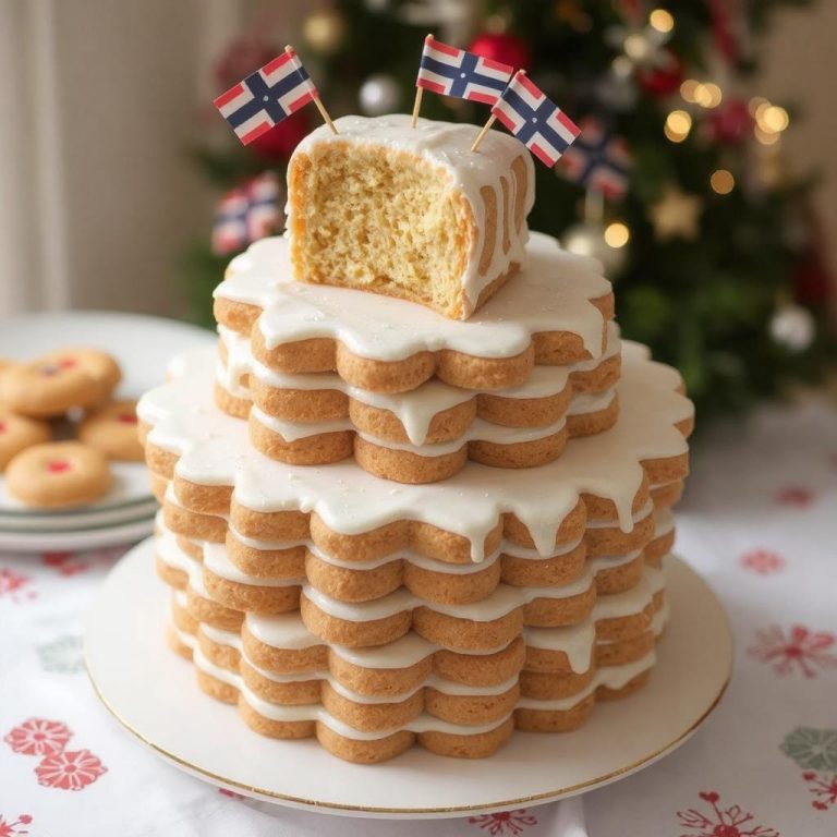 Klassisk kransekake med sprø utside og seig kjerne – perfekt til ...
