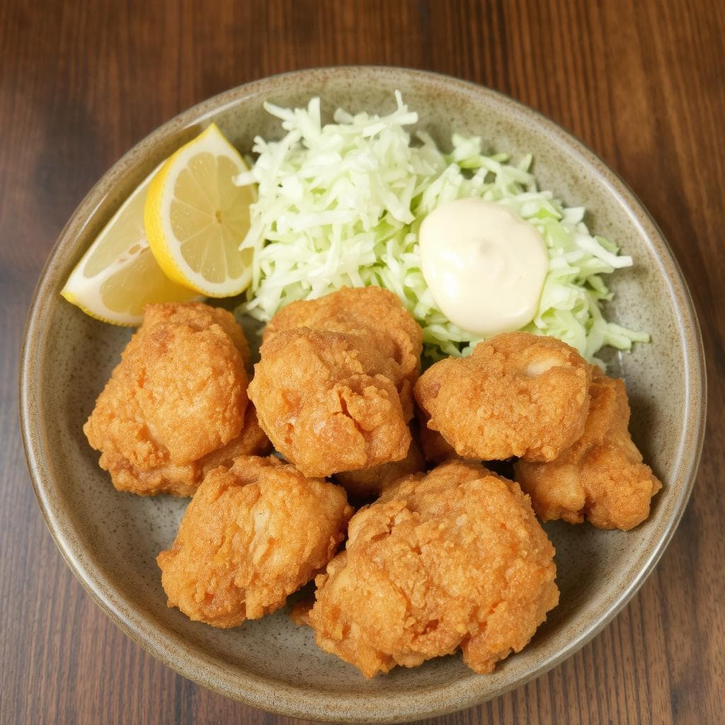 Karaage: Japansk fritert kylling med sprø skorpe, saftig kjerne og ...