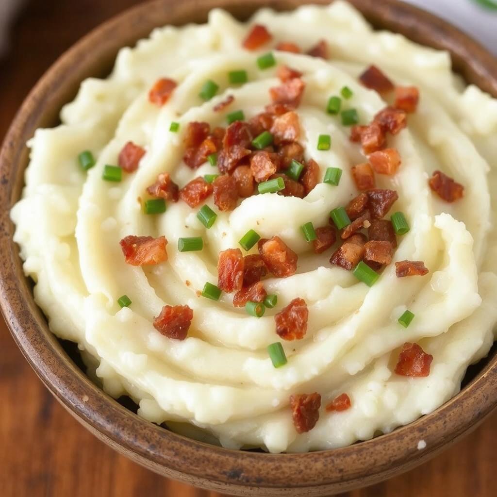 Potetmos med Baconbiter – En Smakfull Klassiker - Oppskriftparadiset